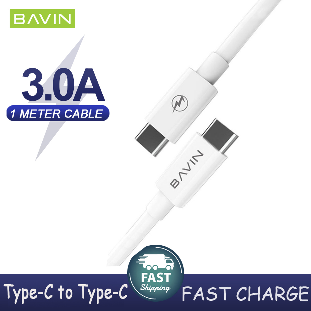 Cocapark BAVIN (HIGH QUALITY) CB179 3.0A Type-C to Type C Data Line ...