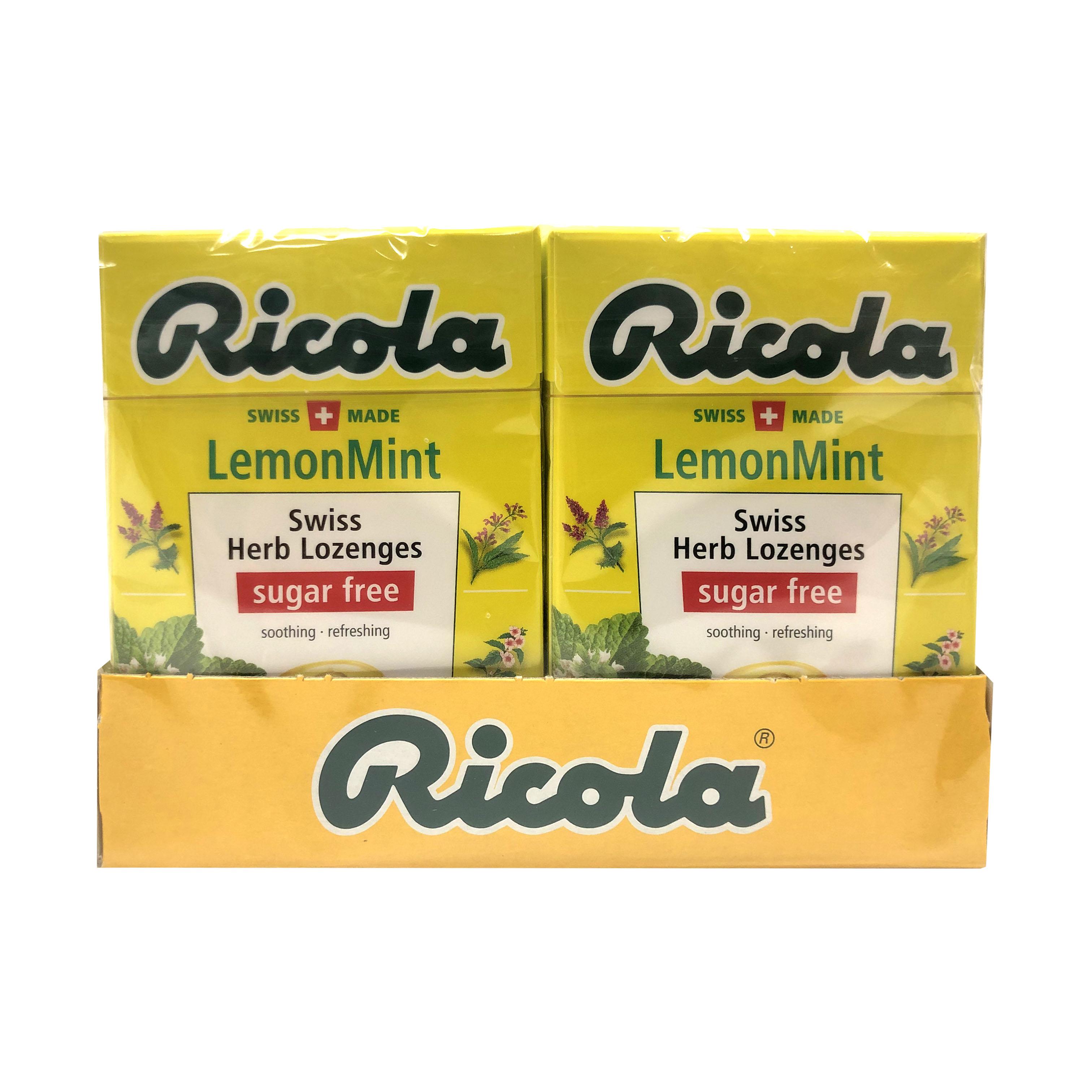 Ricola LemonMint Sugar Free (20 x 40g Boxpack) | Lazada PH