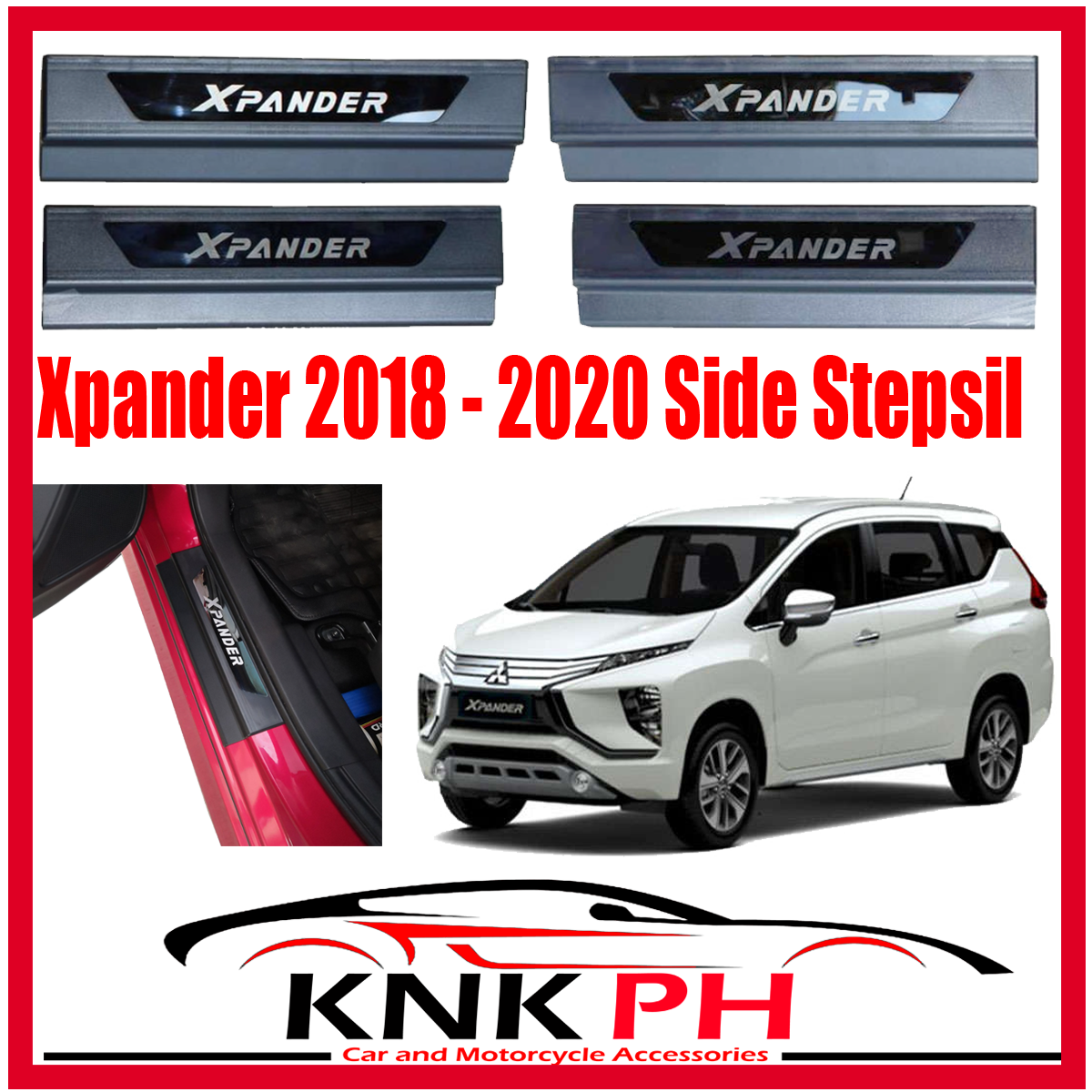 Mitsubishi Xpander 2018-2020 Door Side Step Sill / Scuff Plate | Lazada PH