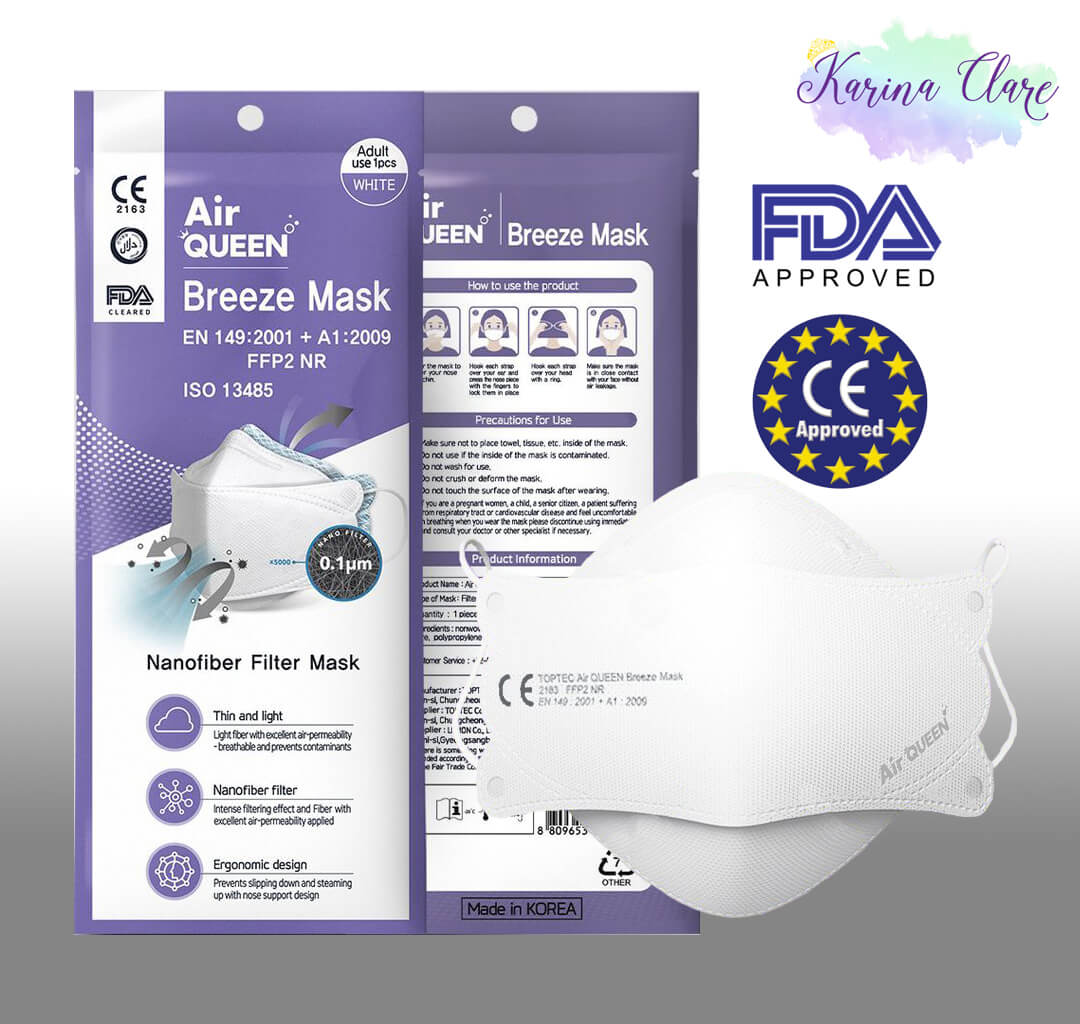 10pcs Air Queen BREEZE | AirQueen BREEZE Face Mask | Made in Korea ...