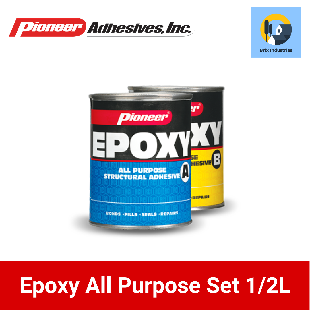 Pioneer Epoxy Set All Purpose Structural Adhesive 1/2 Liter Each (1 ...