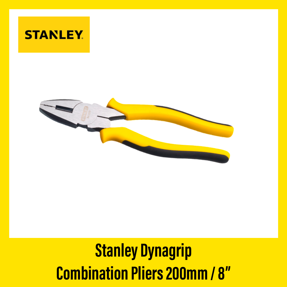 Stanley Dynagrip Combination Pliers 200mm/8” #84029-8 | Lazada PH