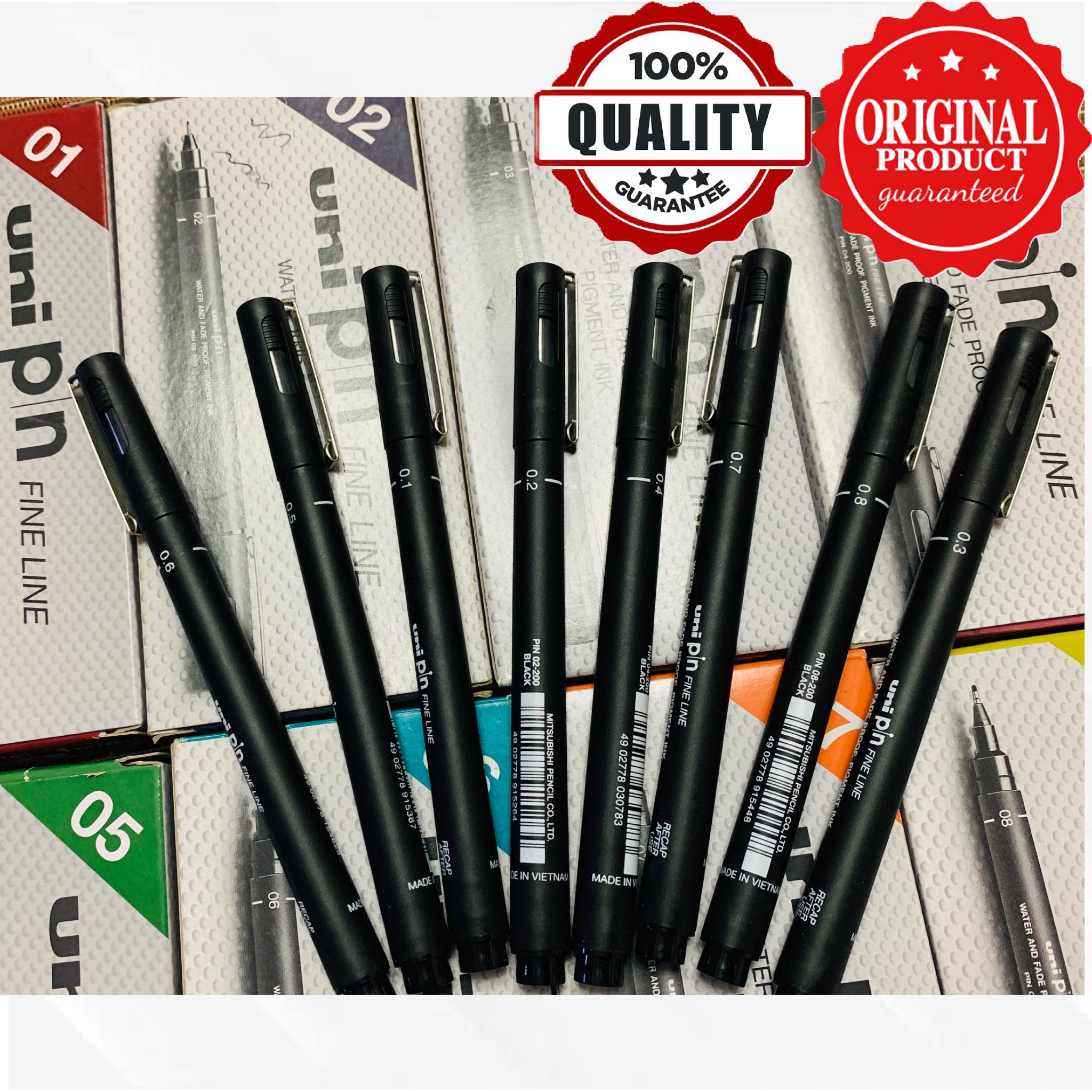 Uni Pin Drawing Pen Fine Line 01-08 | Lazada PH