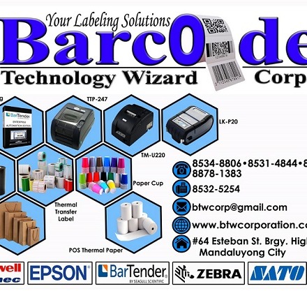 Shop online with Barcode Technology Wizard Corp. now! Visit Barcode ...