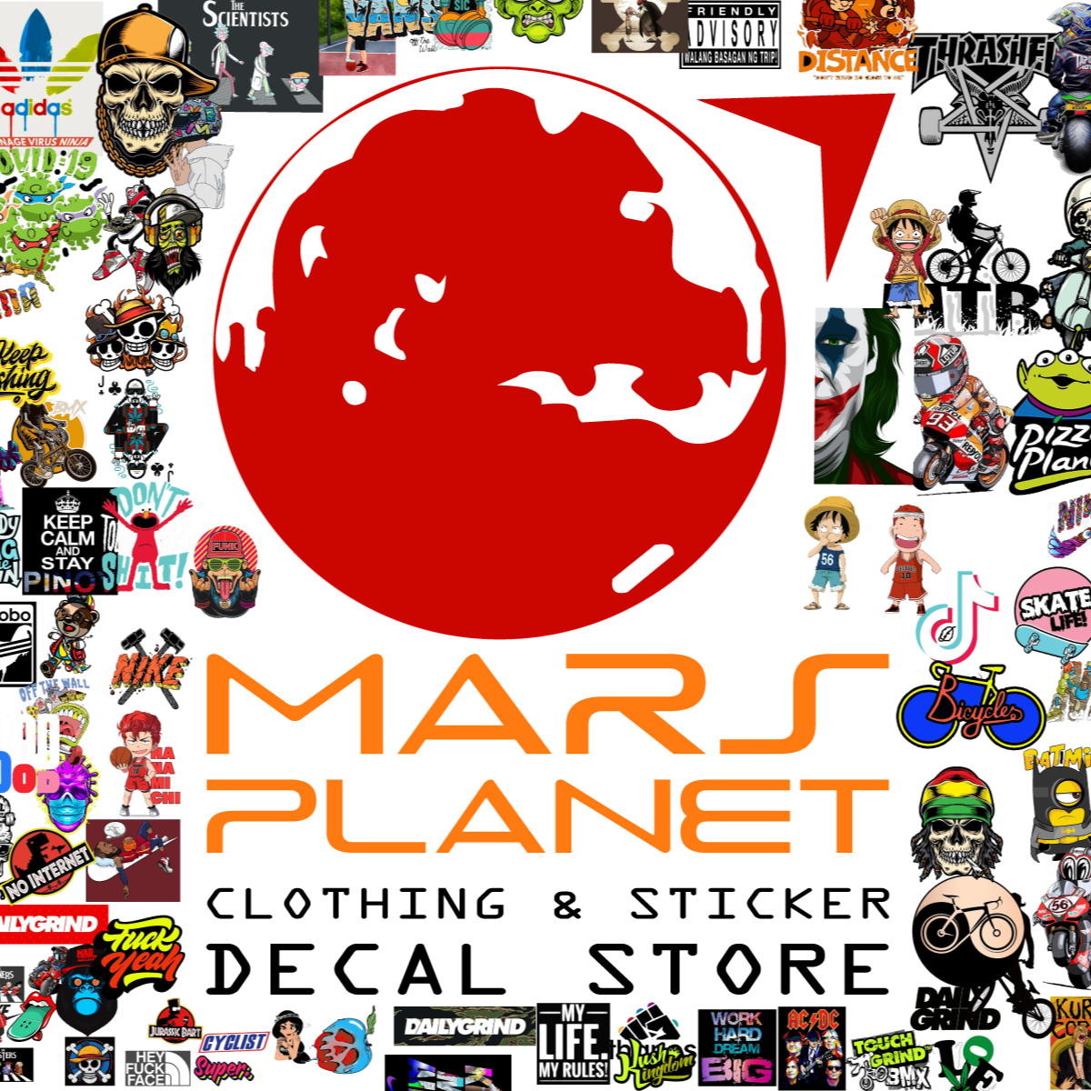 Shop at Mars Planet Clothing And Sticker Decal Store with great deals ...