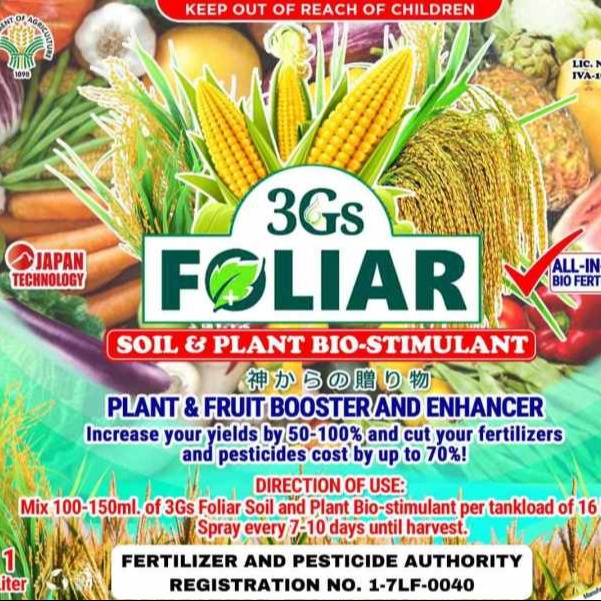 3G's FOLIAR 001 RC Official Store in the Philippines, Online Shop 02 2025