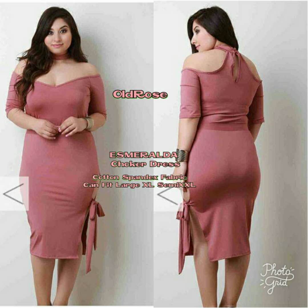 DARK OLD ROSE/HOT PINK THEME FORMAL DRESSES Shopee Philippines ...