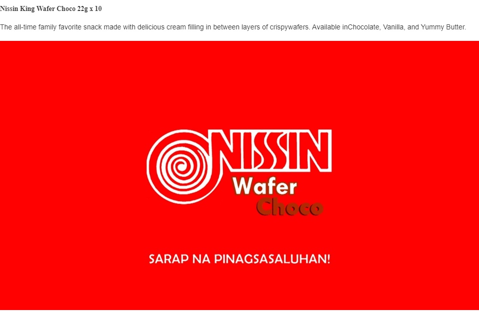 Nissin Wafer Logo