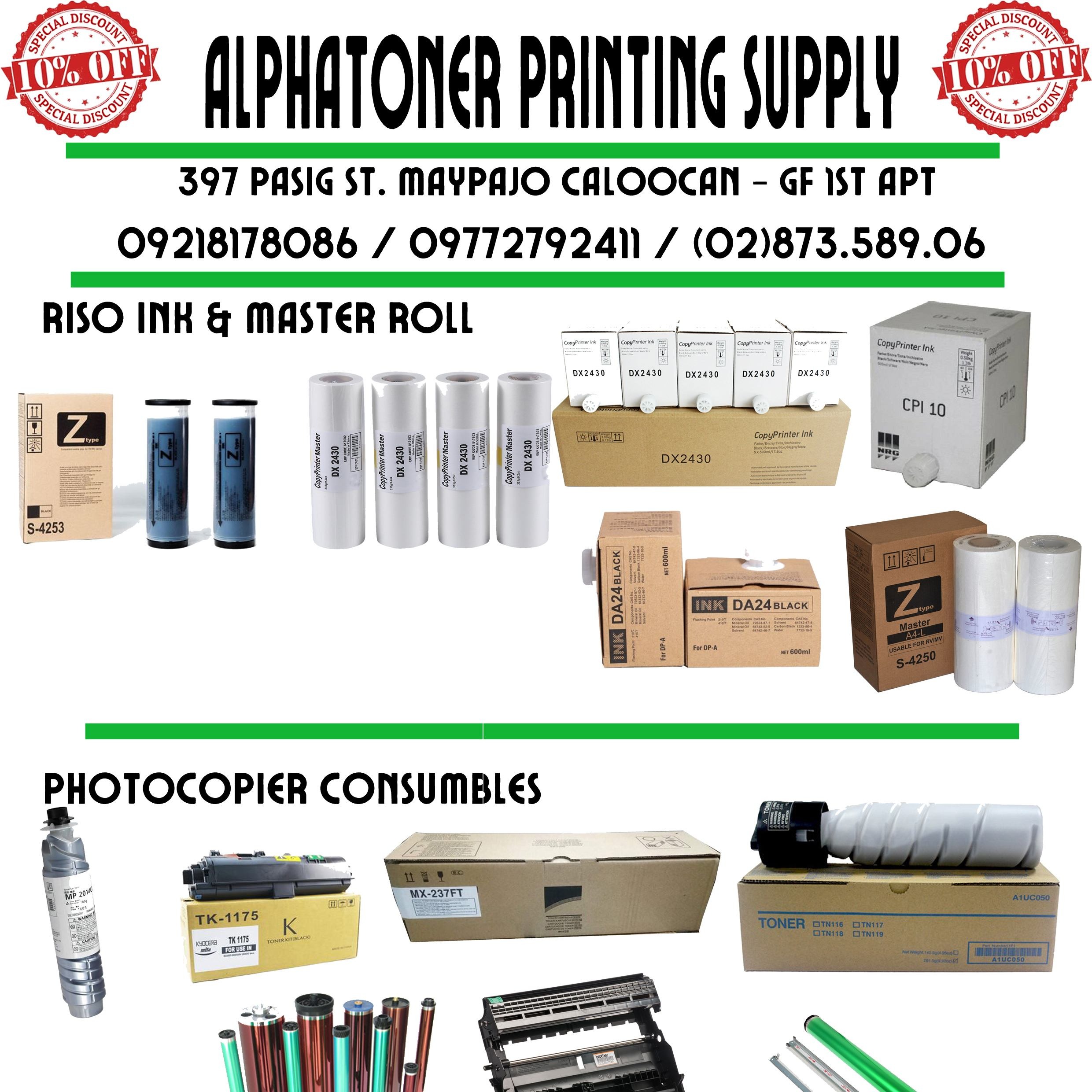 Shop online with ALPHA TONER PRINTING SUPPLY now! Visit ALPHA TONER ...