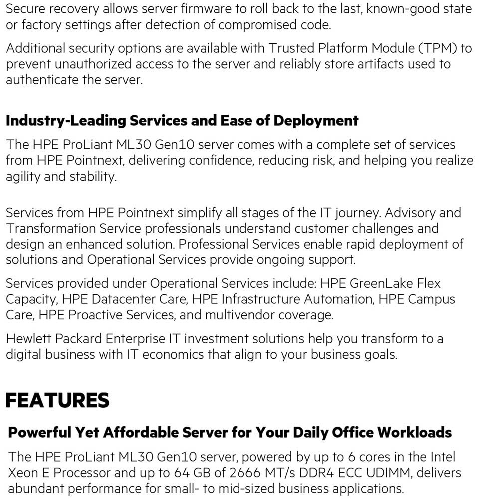 Card NIC Proliant ML10 Gen Hewlett Packard Enterprise, 52% OFF